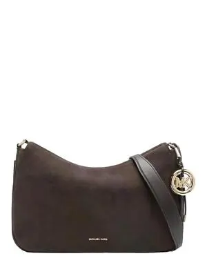 MICHAEL KORS Curved Leather Shoulder Bag