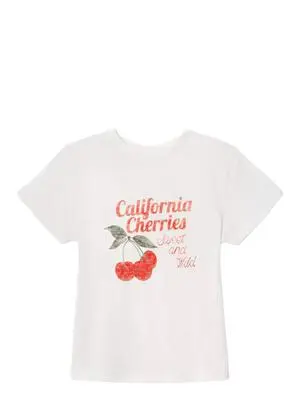 RE/DONE Cherries T-shirt - White