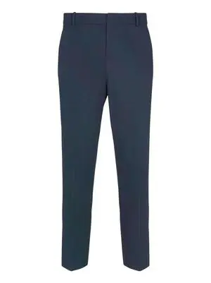 Balmain Tailored Wool Trousers - Blue