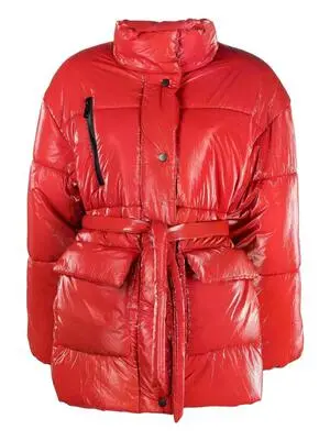 Baum Und Pferdgarten Padded Funnel Neck Jacket - Red
