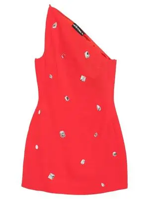 David Koma Crystal-embellished Mini Dress - Red