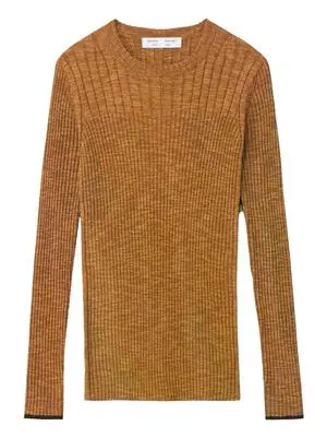 Proenza Schouler Ribbed Open-back Top - Brown