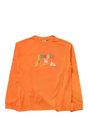 CARNE BOLLENTE Kisses From Paris T-shirt - Orange