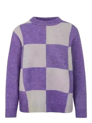 Baum Und Pferdgarten Cecilee Checked Sweater - Purple