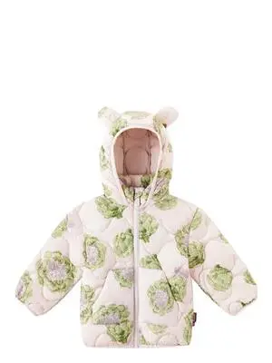 MILKBARN Quilted Down Hooded Jacket - Artichoke