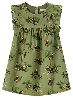 MILKBARN Ruffle Dress - Toucan