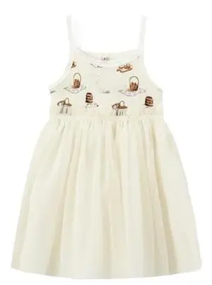 MILKBARN Organic Cotton Print Ballet Dress - Picnic