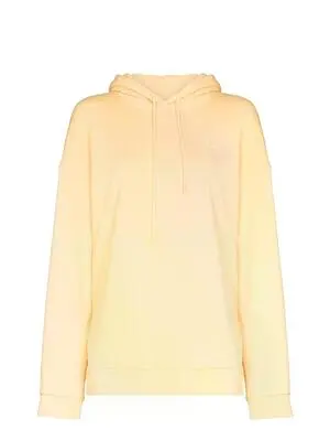 GANNI Logo-embroidered Oversized Hoodie - Yellow