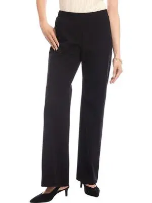 Karen Kane Emily Straight Leg Pants - Black
