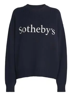 FRAME X Sotheby's Cashmere Sweater - Navy