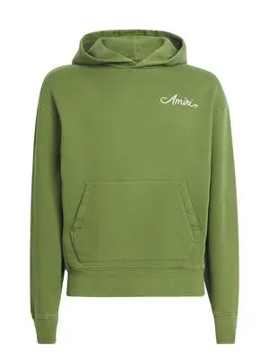 Amiri Bandana Logo Hoodie - Green