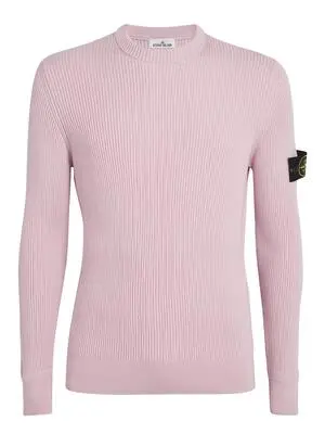Stone Island Virgin Wool Sweater Pink