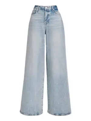 7 For All Mankind Marie Wide-leg Jeans - Blue