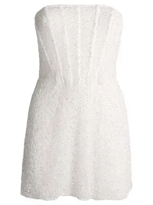 Kiki De Montparnasse Tulle Sequin-embellished Ange Mini Dress - Ivory
