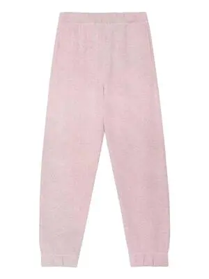 GANNI Elastic-cuff Cotton Trousers - Pink