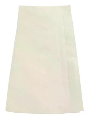 JIL SANDER Midi Wrap Skirt - Neutrals