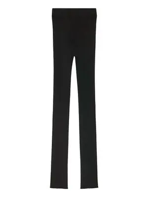 Rodebjer Ribbed-knit Trousers - Black