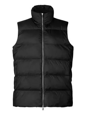 SAMSOE SAMSOE Zip-up Puffer Vest - Black