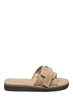 Suicoke Suede Strap Sandals - Neutrals