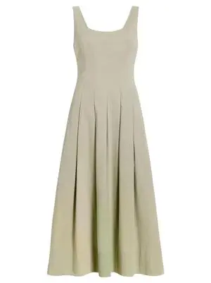 Proenza Schouler White Label Pleated Midi Dress - Green