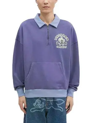 ICECREAM Cone Half-zip Sweatshirt - Purple