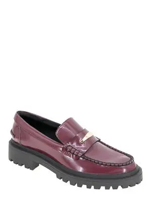 Bcbgmaxazria Laney Lug Loafer - Dark Cherry