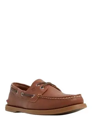 Sperry Authentic Original™ 2-Eye Cross Lace Boat Shoe Tan
