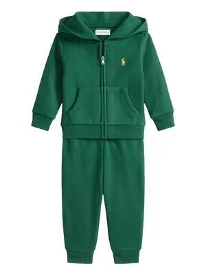 Ralph Lauren Magic Fleece Hoodie & Joggers Set - Kelly Green