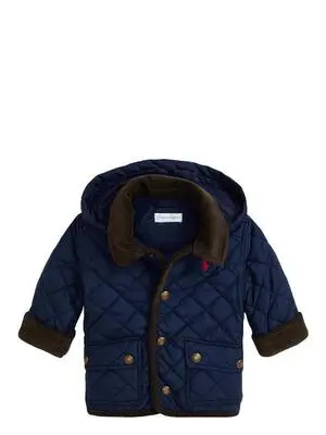 Ralph Lauren Water-repellent Quilted Barn Jacket - Newport Navy