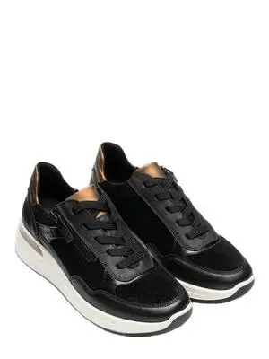 ARA Gardenia Sneaker - Black/nuts