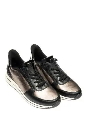 ARA Ovation Lace-Up Sneaker Black/cashmere Metallic