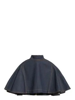 Zimmermann Hypnotic Denim Cape Top - Night Sky