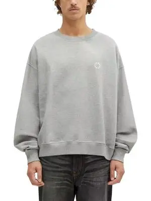 1017 Alyx 9sm Embroidered Crew Neck Sweatshirt - Grey