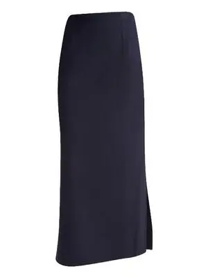 Lafayette 148 New York High Waist Maxi A-line Skirt - Ink