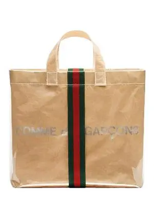 Gucci X Comme Des Garcons Paper Tote Bag - Clear
