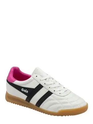 Gola Stadium Low Top Sneakers - White/black/shocking Pink