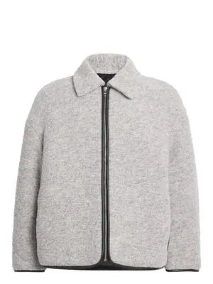 JW Anderson Wool-blend Padded Jacket - Grey