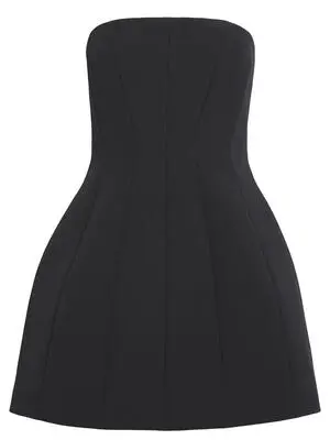 Max Mara Structured Bustier Mini Dress - Black