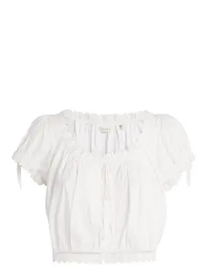 DÔEN Organic Cotton Nera Blouse - White