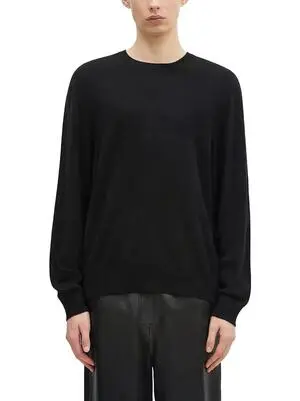 032C Embroidered Cashmere Sweater - Black