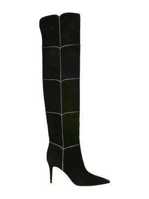 GIANVITO ROSSI 85mm Clarice Suede Boots - Black
