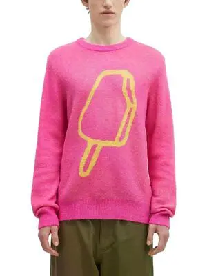 ICECREAM Printed Sweater - Pink