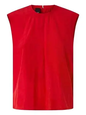 Pinko Tie-back Sleeveless Top - Red