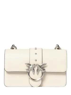 Pinko Pinko Mini Bag With Chain Strap White 1