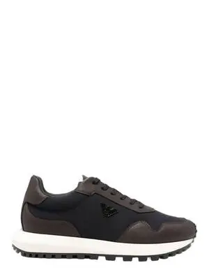 Emporio Armani Lace-up Sneakers - Navy