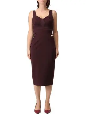 Elisabetta Franchi Sheath Dress - Burgundy