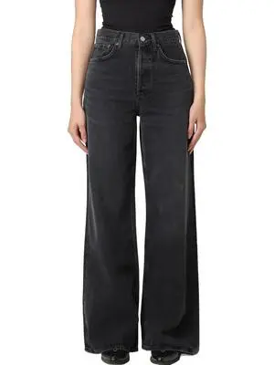 AGOLDE Wide Leg Jeans - Black