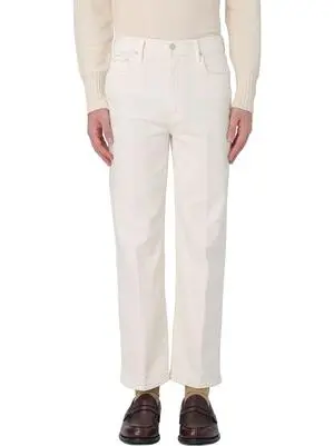 MOTHER Straight Leg Jeans - Cream