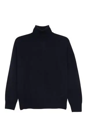 Emporio Armani Cashmere Turtleneck Sweater - Blue
