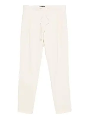 Fabiana Filippi Slim Drawstring Trousers - Beige